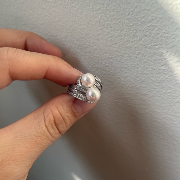 Jewelry | Natural Akoya Pearl Rings 8mm | Poshmark